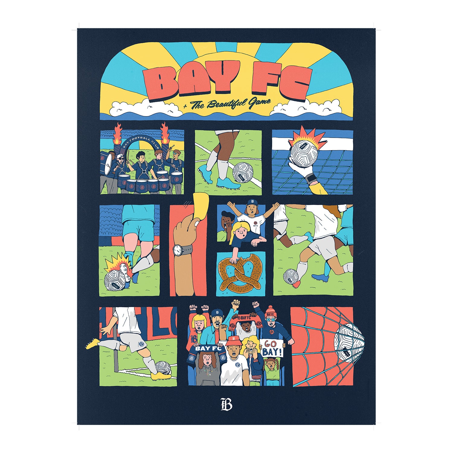 Beautiful Game Poster – Bay FC | Official Store